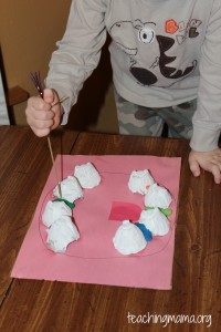 Flossing Activity for Preschoolers