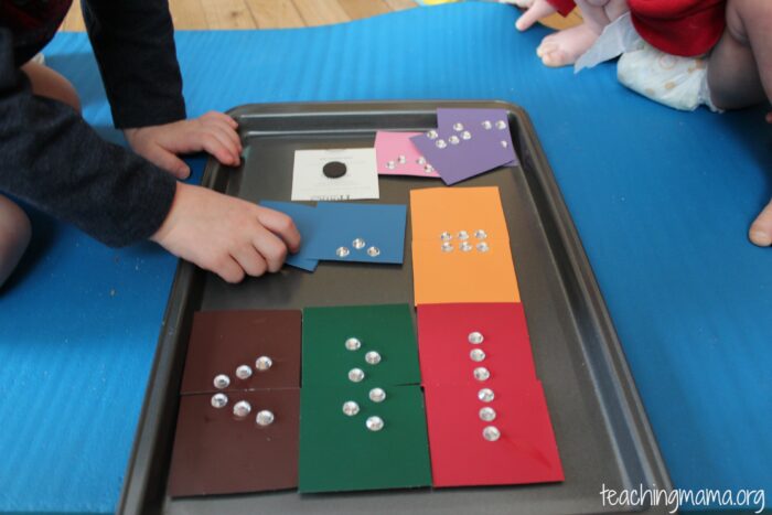 Color Matching Game for Toddlers - Teaching Mama
