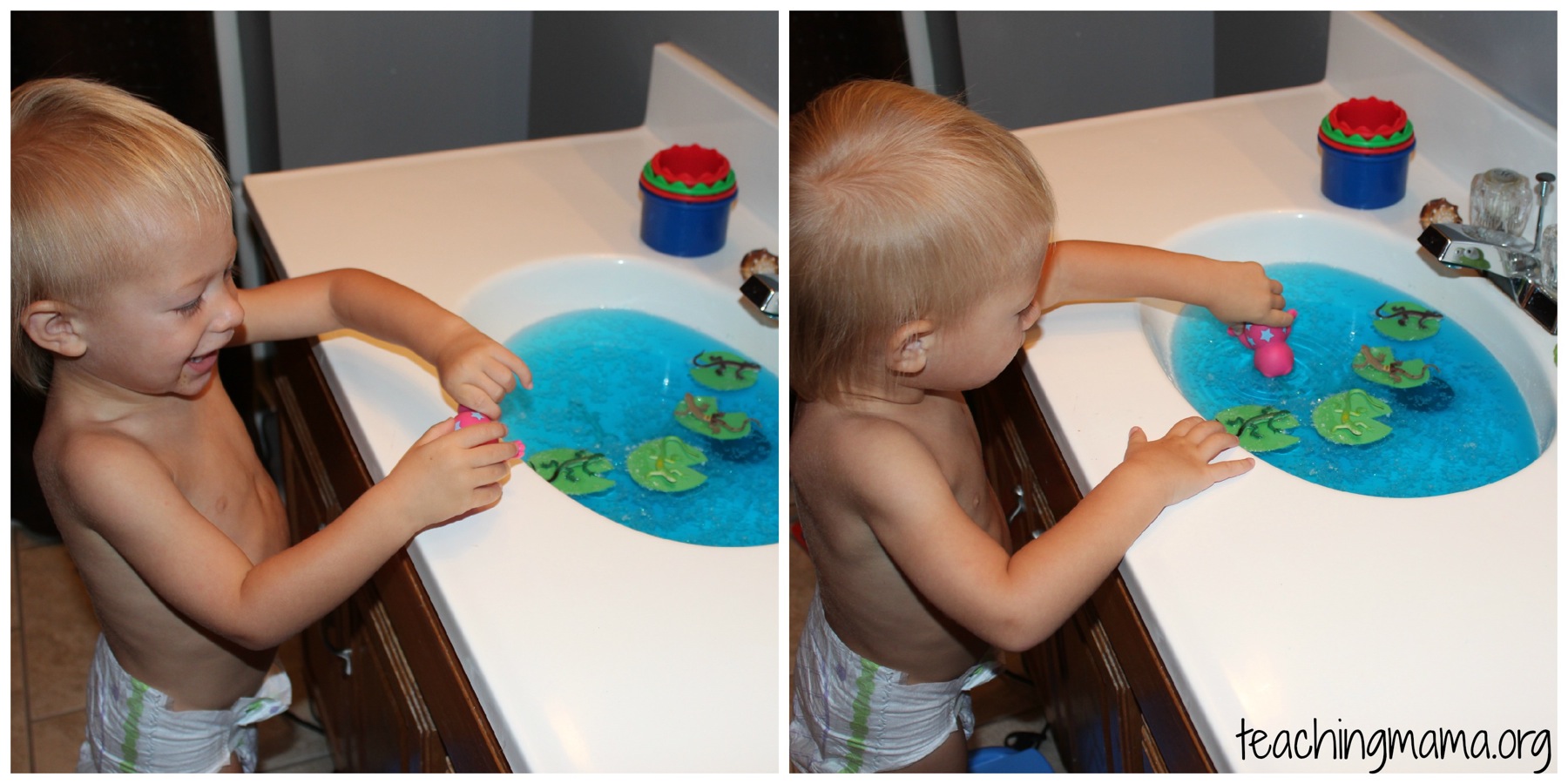 Toddler Tuesday: Sensory Sink - Teaching Mama