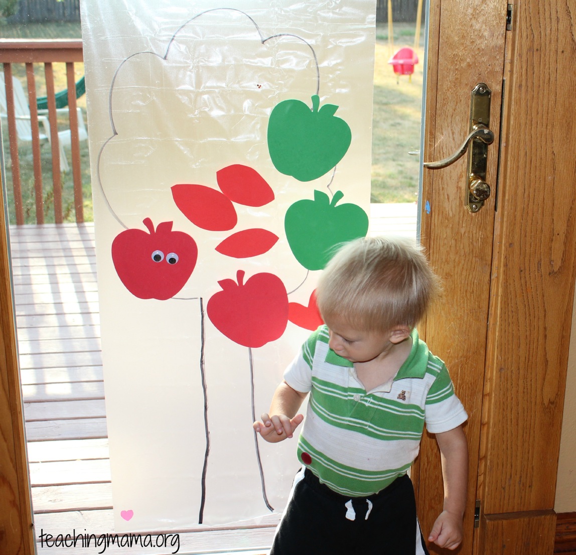 Toddler Tuesday: Sticky Tree Activity - Teaching Mama