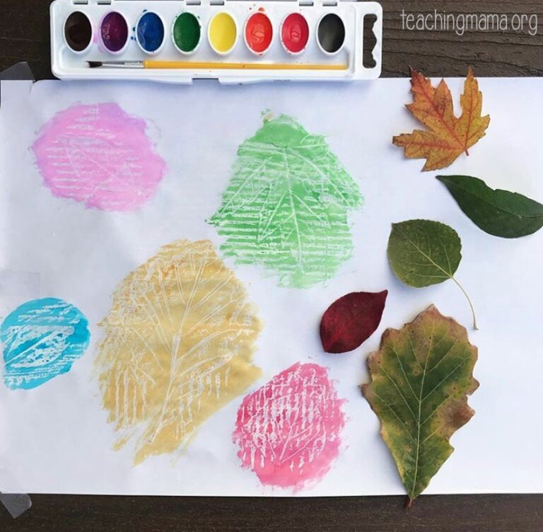 Leaf Activities for Preschoolers - Teaching Mama