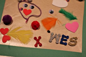 Creating on sticky paper