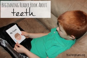 Beginning Reader Activities About Teeth