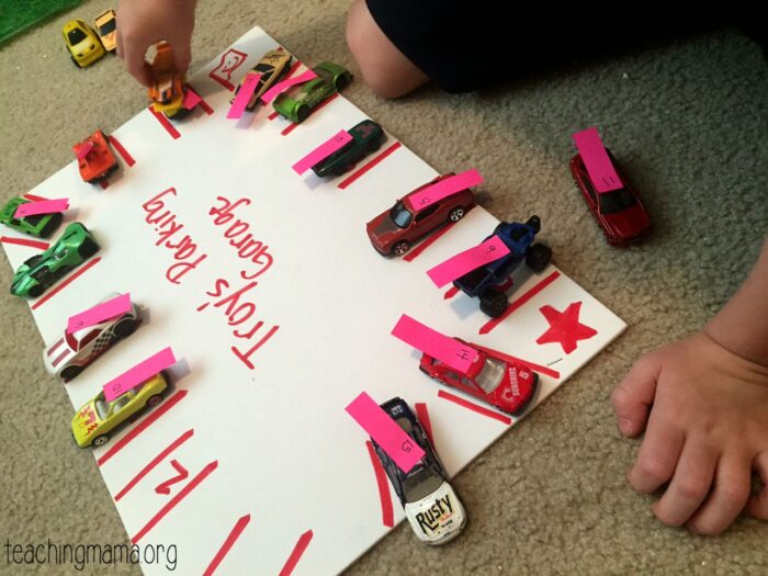 Math Game with Race Cars