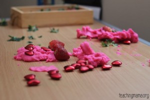 Strawberry Play Dough Recipe - Teaching Mama