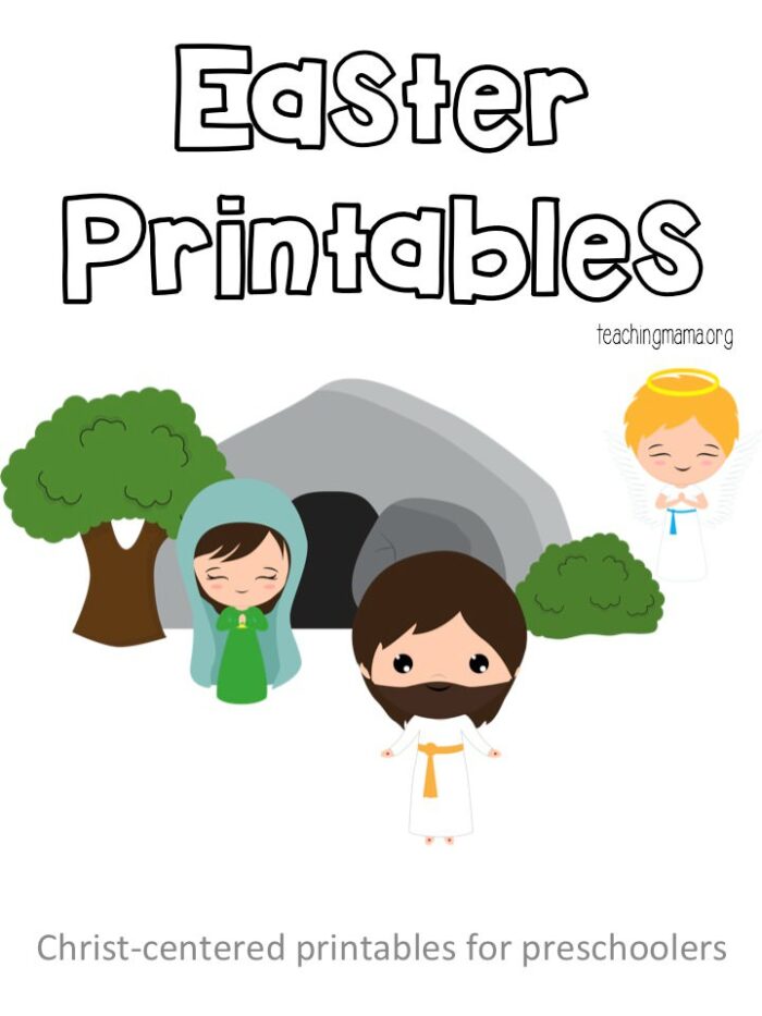 Christ-Centered Easter Printables for Preschoolers