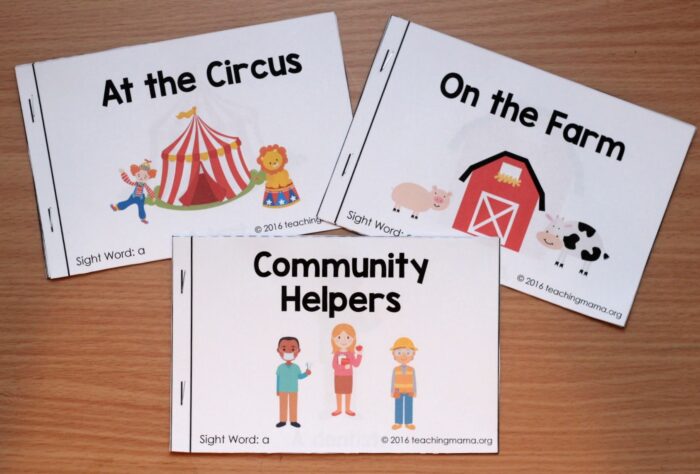 Sight Word Readers For the Word A