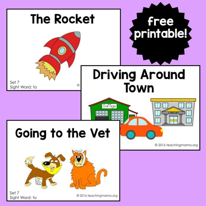 Sight Word Readers Word To