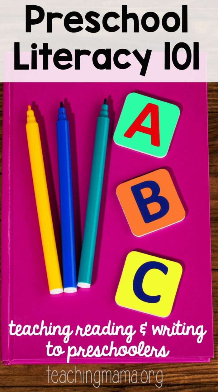 Preschool Literacy 101