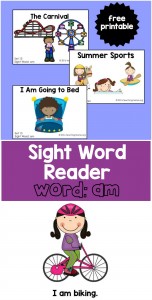 Sight Word Readers for the Word Am