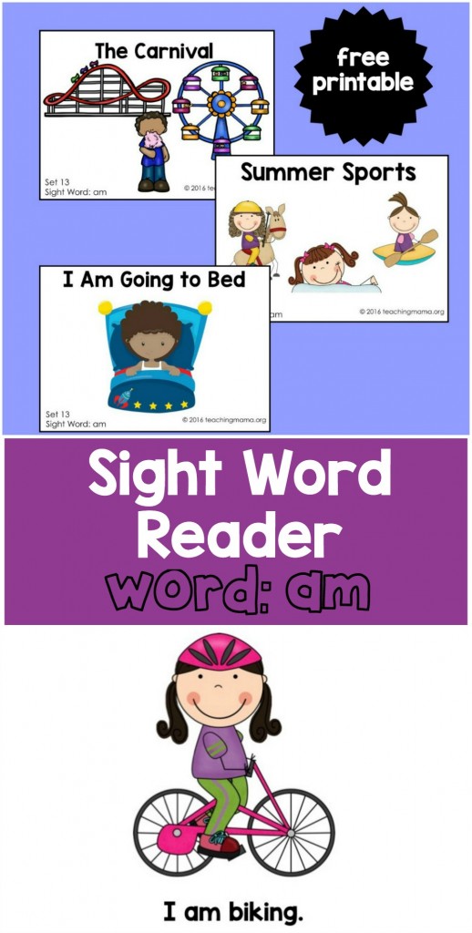 Sight Word Readers for the Word Am