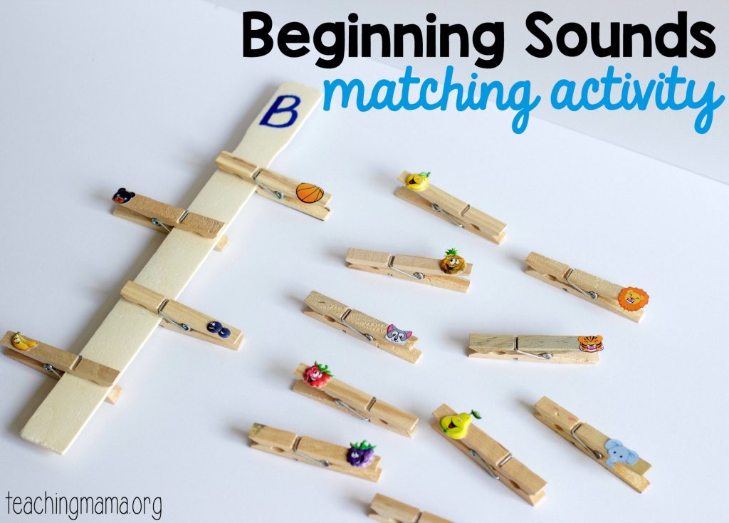 Beginning Sounds Matching Activity