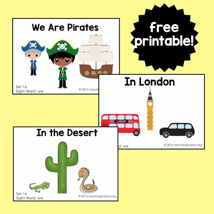 Sight Word Readers for the Word "At" - Teaching Mama