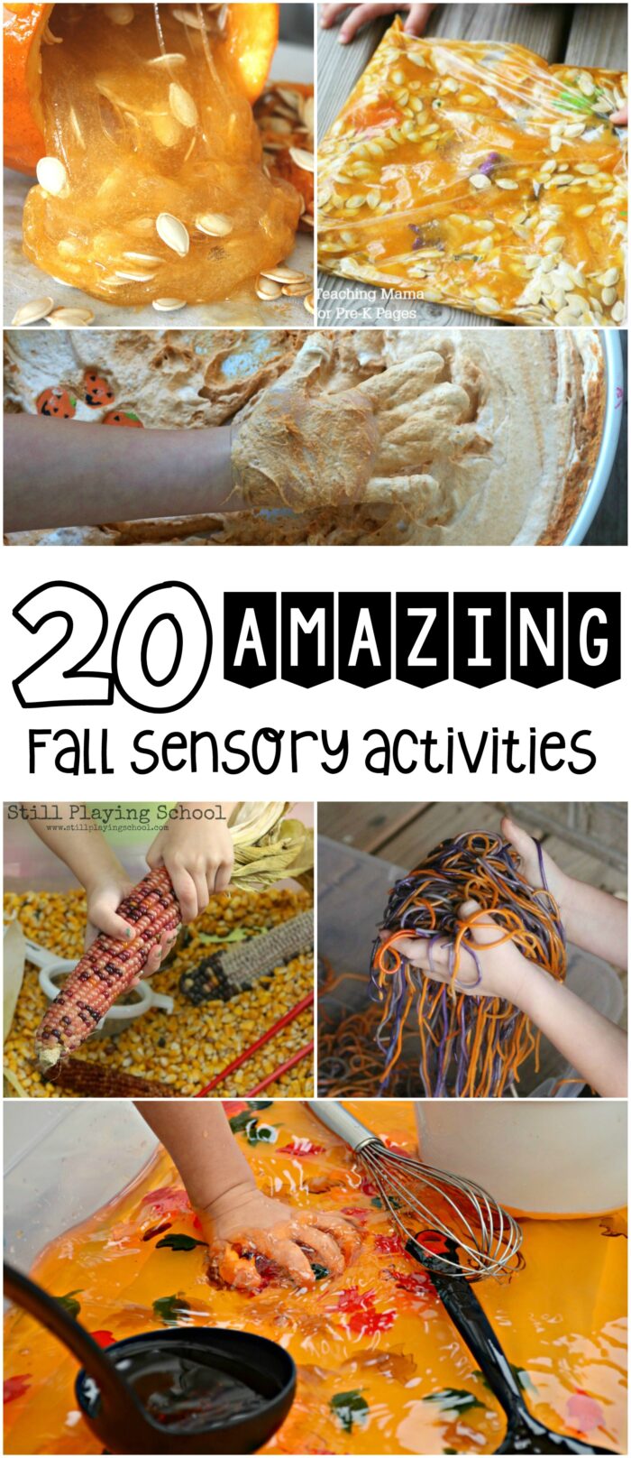 20 Fall Sensory Play Activities