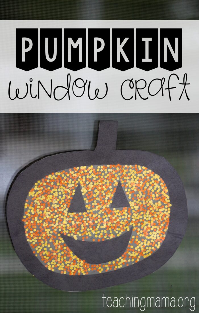 Pumpkin Window Craft