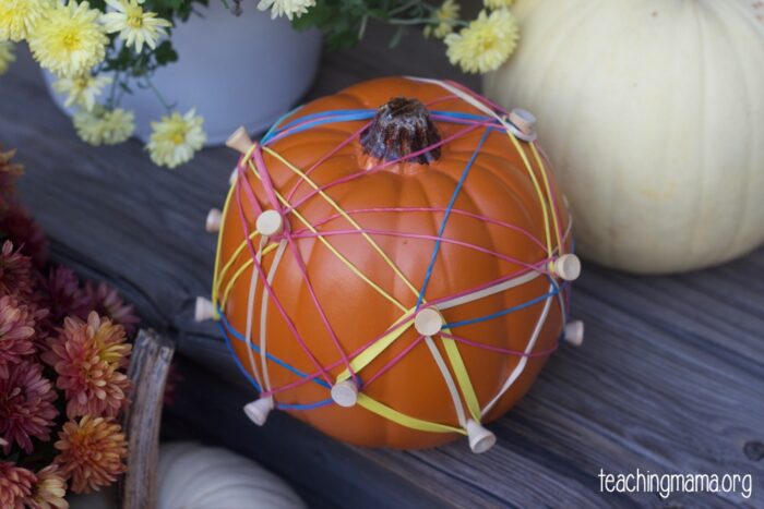 Pumpkin Geoboard