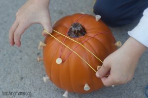 Pumpkin Geoboard