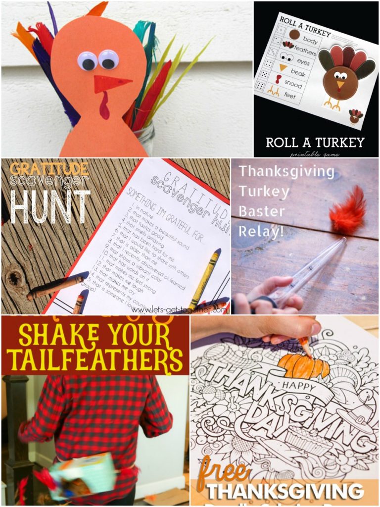 20 Activities for Thanksgiving Day
