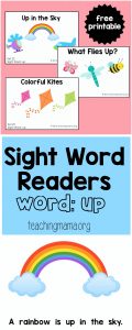 Sight Word Reader for the Word "Up" - Teaching Mama