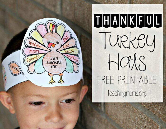 Thankful Turkey Hats