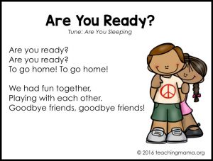 Goodbye Songs for Preschoolers