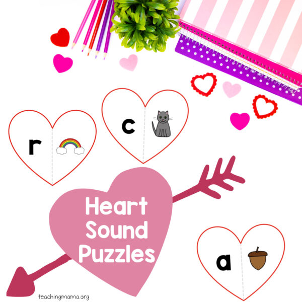Valentine Beginning Sounds Match
