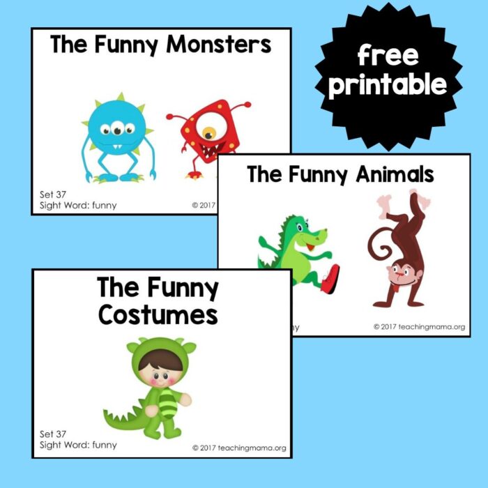 Sight Word Readers for the Word "Funny" - Teaching Mama