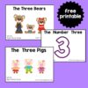 Sight Word Readers for the Word "Three" - Teaching Mama