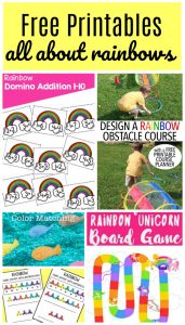 Free Printables All About Rainbows