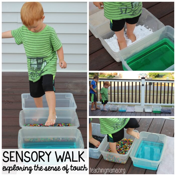 Sensory Walk - Exploring the Sense of Touch