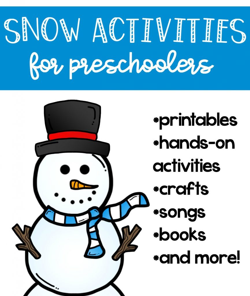 Snow Activities for Preschoolers