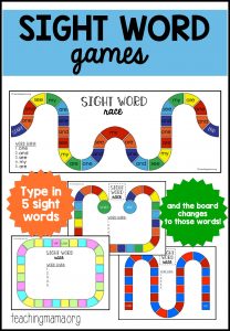 Sight Word Games