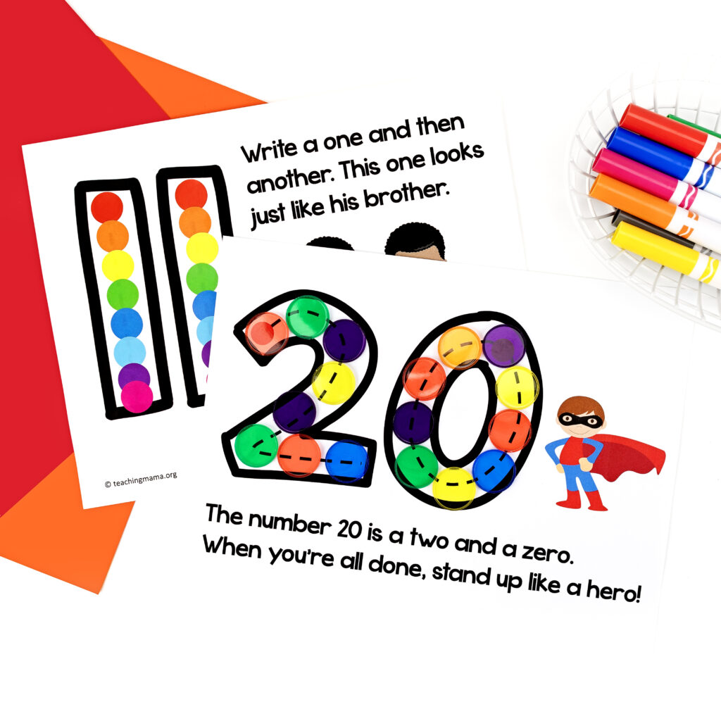 Number Formation Rhymes for 11-19