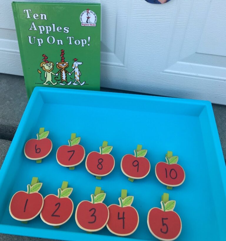 10 Apples Up on Top Preschool Activity - Teaching Mama