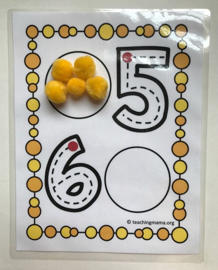 Counting Mats for Preschoolers