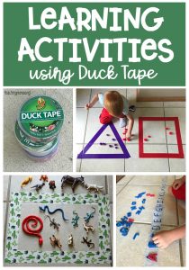 Learning Activities Using Duck Tape
