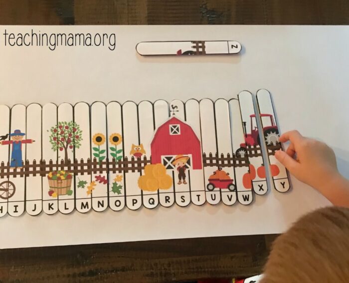 Fall Alphabet Puzzle - Teaching Mama