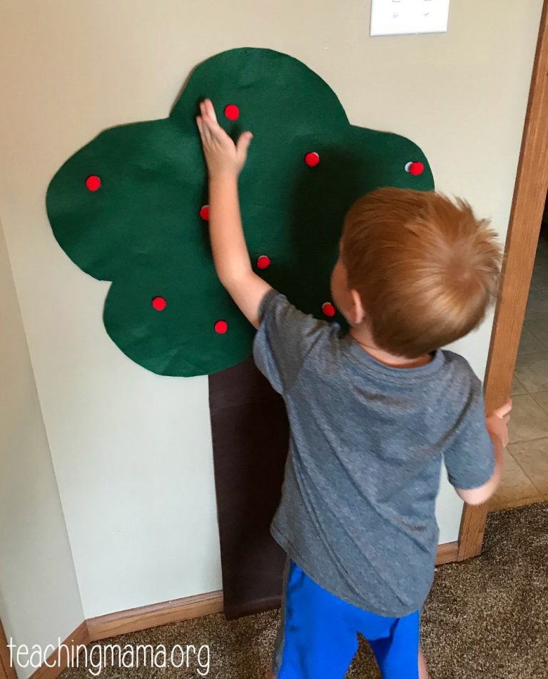 Apple Tree Fine Motor Activity - Teaching Mama