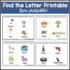 Find the Letter Printable