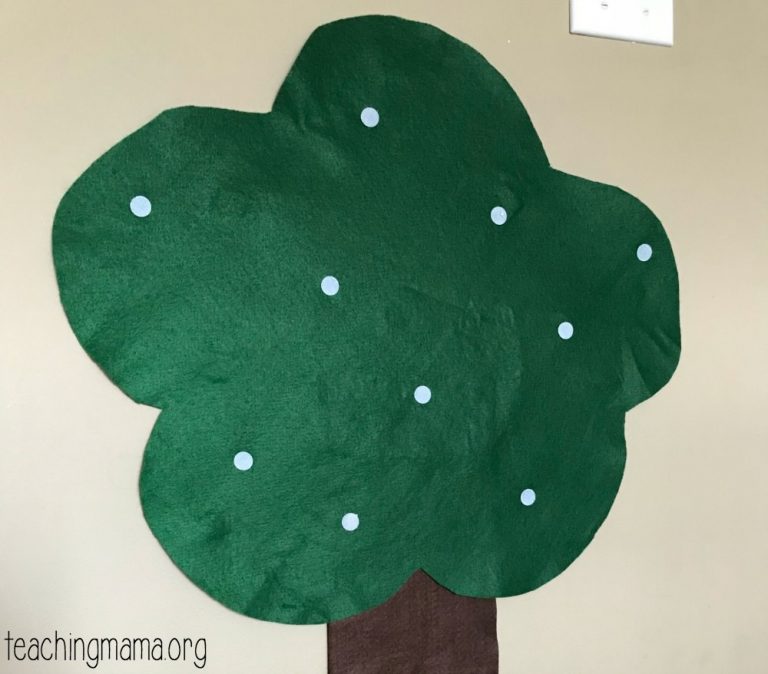 Apple Tree Fine Motor Activity - Teaching Mama