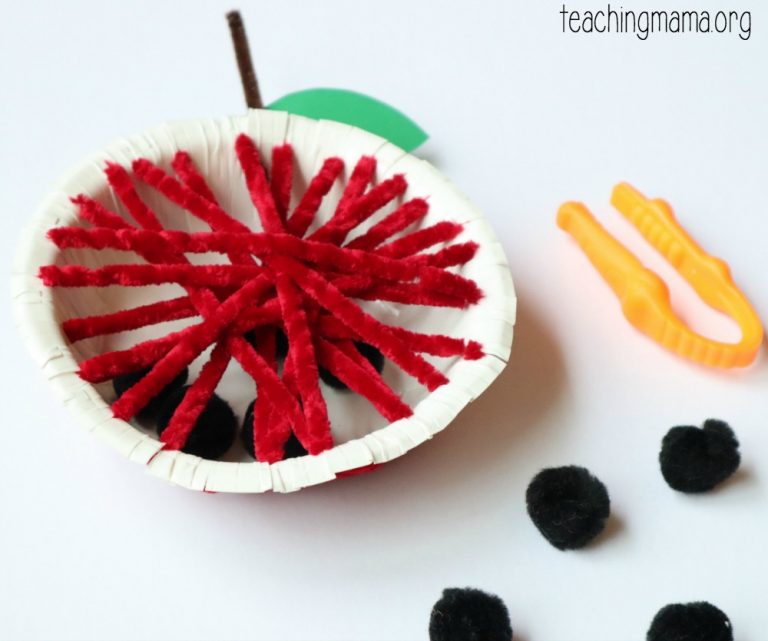 Fine Motor Apple Activity