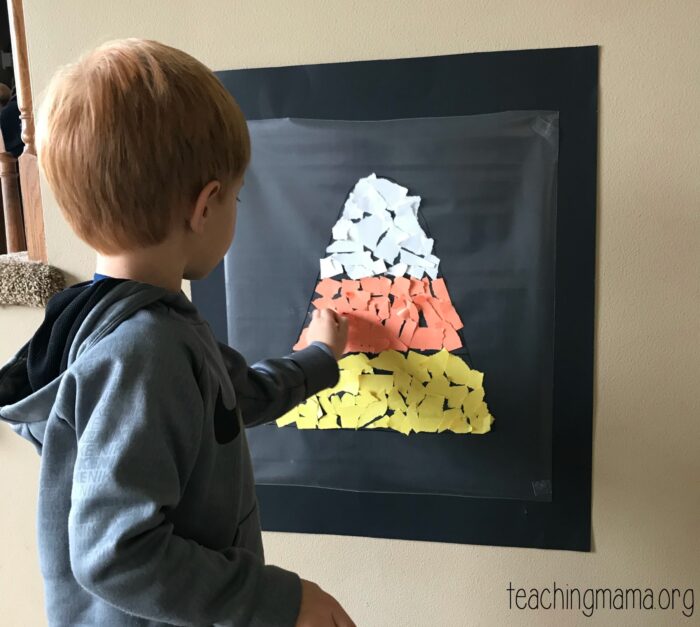 Torn Paper Art - Fine Motor Activity