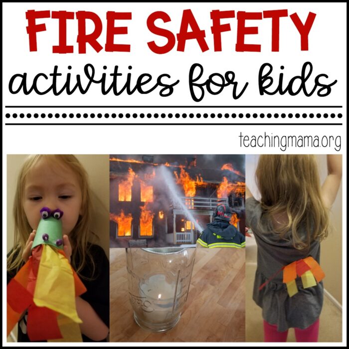 Fire Safety Activities for Kids - Teaching Mama