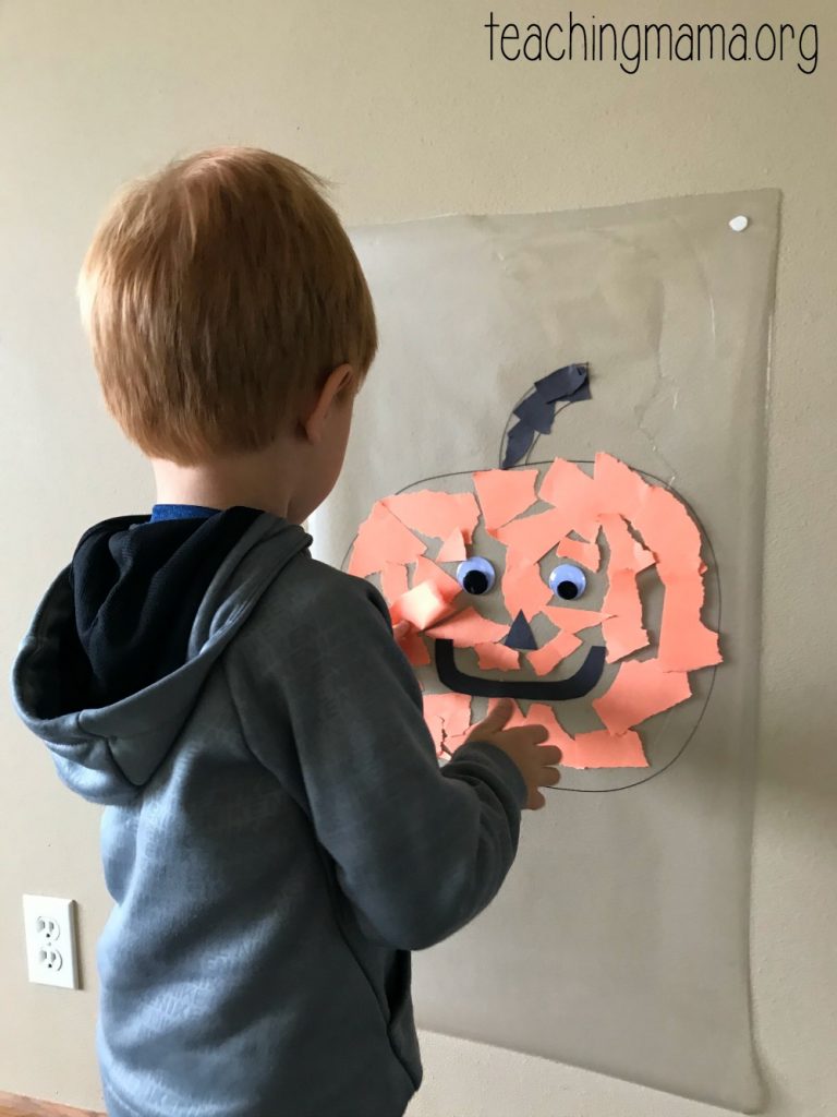 Torn Paper Art - Fine Motor Activity