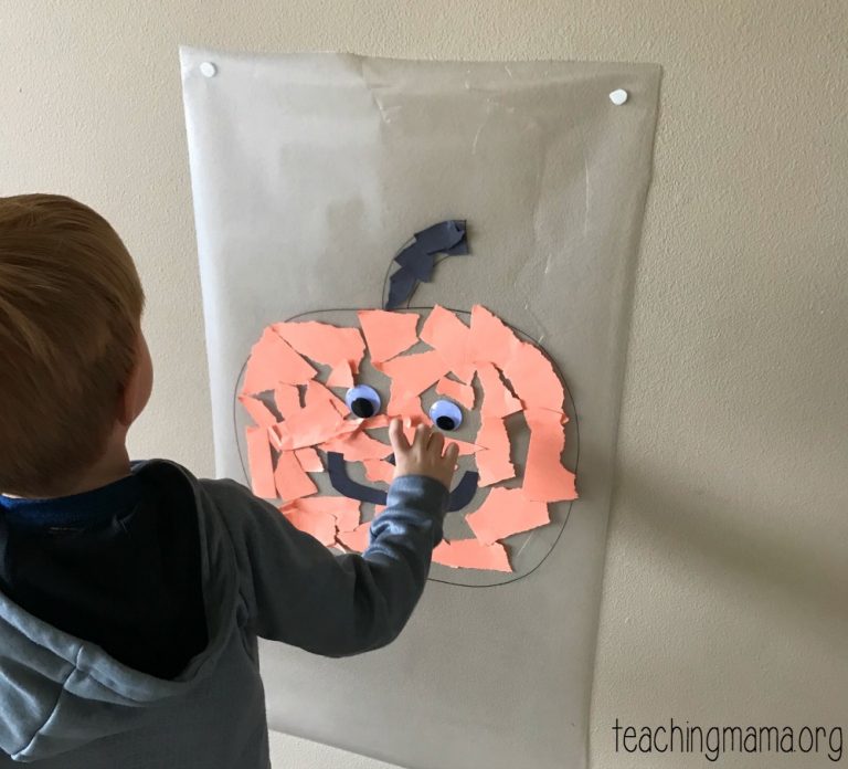 Torn Paper Art - Fine Motor Activity