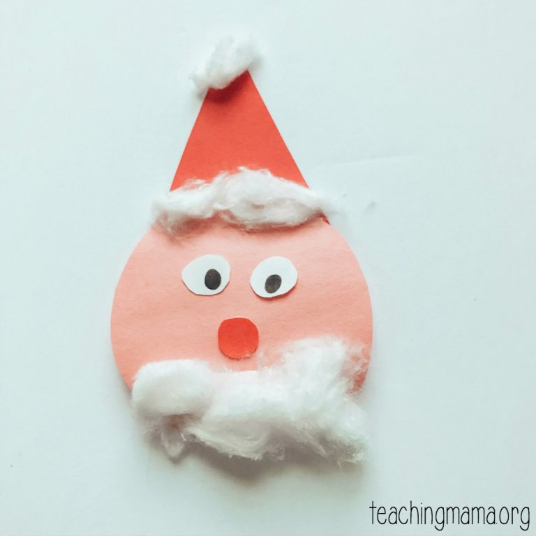 Santa Christmas Countdown Chain - Teaching Mama