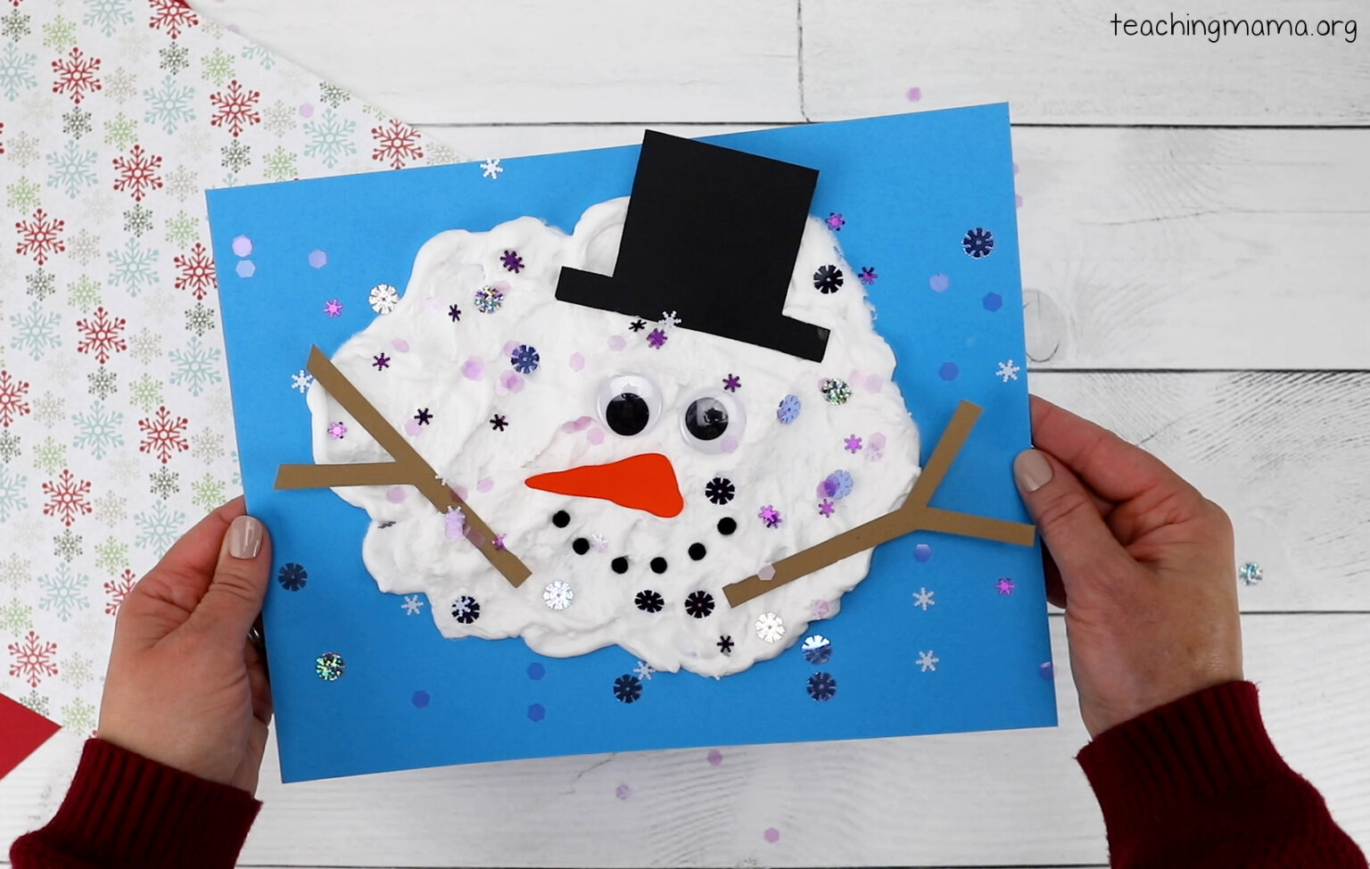 Melting Snowman Craft