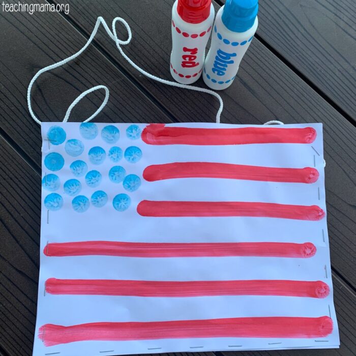 American Flag Parade Bag