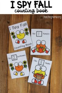 I Spy Fall Counting Booklet