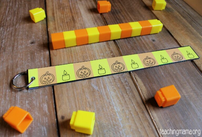 Halloween Pattern Strips - Teaching Mama